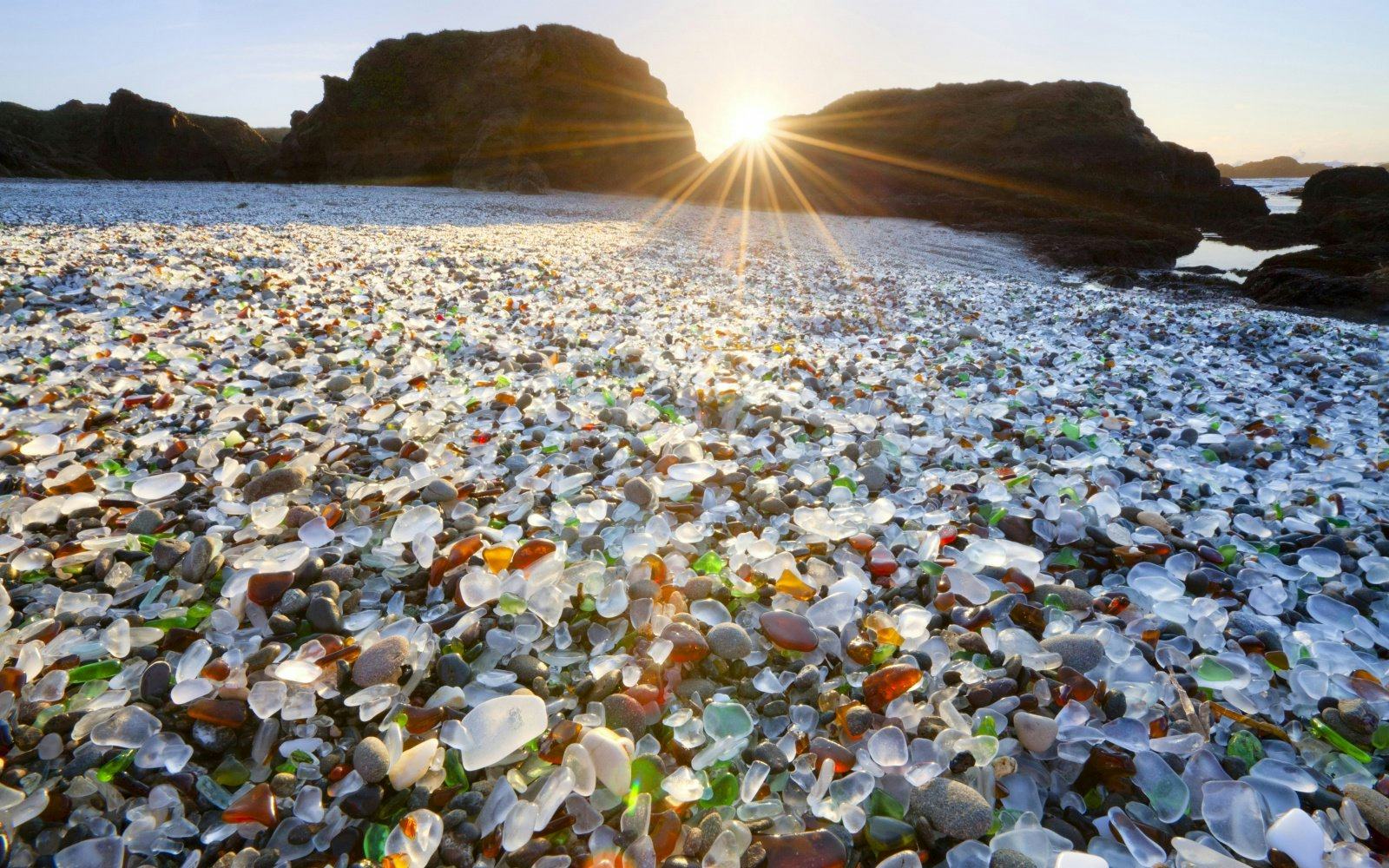 7 Sea Glass Beaches In The U.S. That Are Totally Hidden Gems