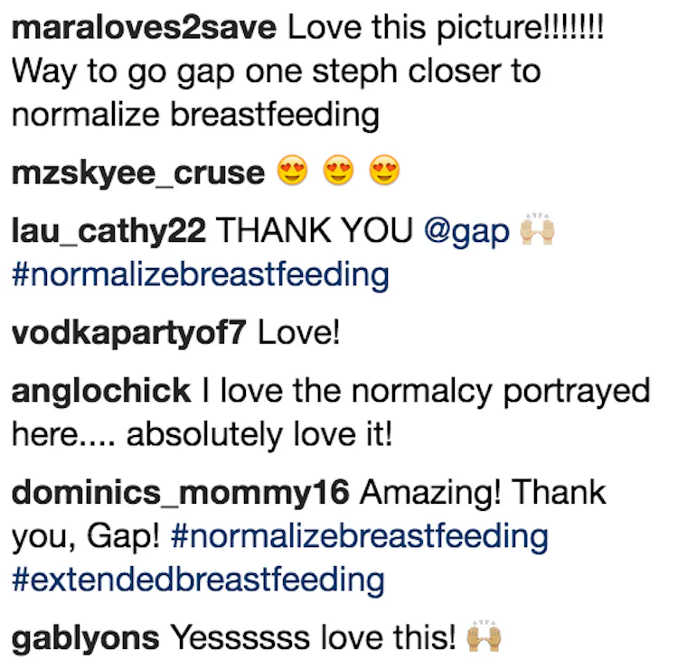 This Gap Ad Features A Breastfeeding Mother & Twitter Loves How It ...