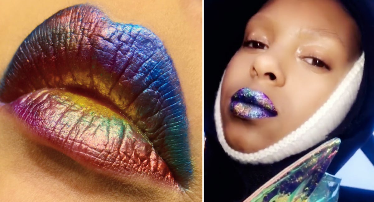 What Are Oil Slick Lips? This New Beauty Trend Is So Galactic