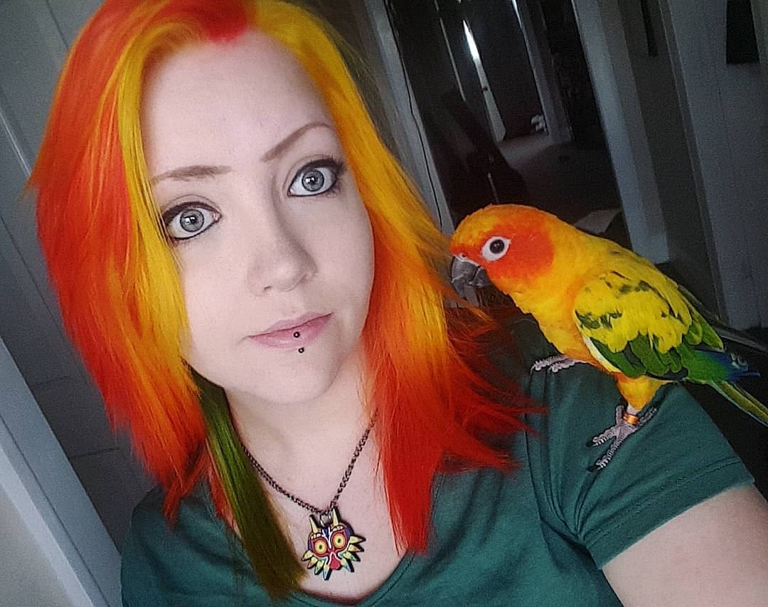 Parrot Hair Exists & A Girl's Pet Was The Inspiration For The ...