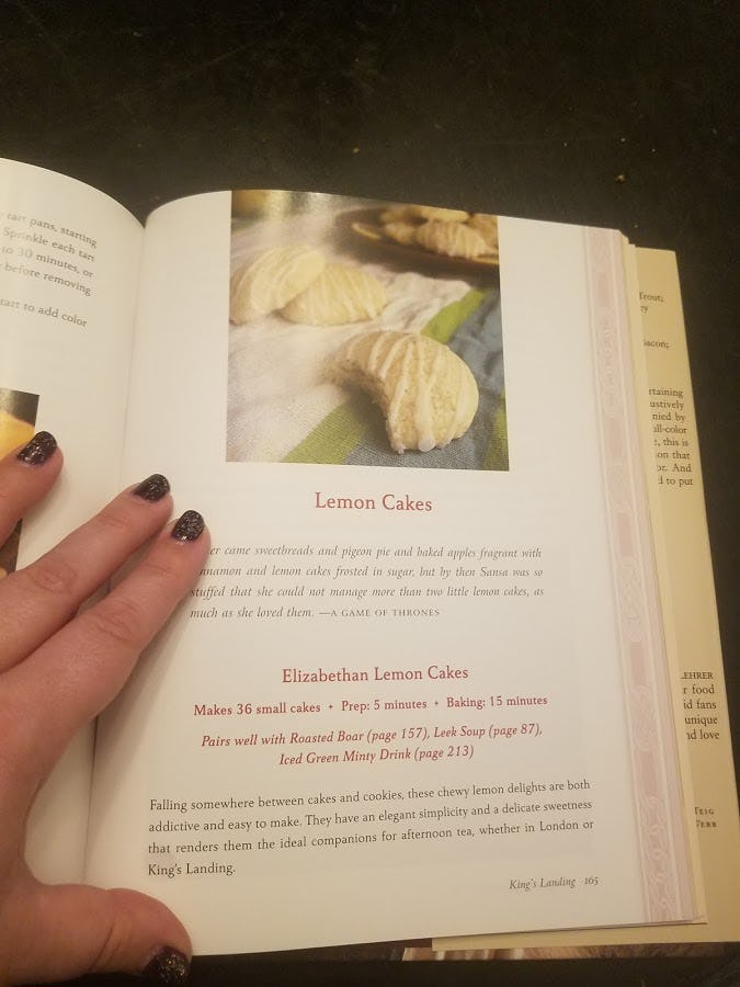 The 'Game Of Thrones' Cookbook Includes Stark Family Favorites & Here's ...