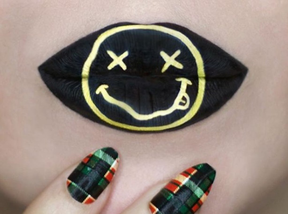 This Makeup Artist's Rock Album-Inspired Lip Art Will Make You So Nostalgic