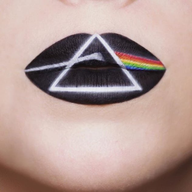 This Makeup Artist's Rock Album-Inspired Lip Art Will Make You So Nostalgic