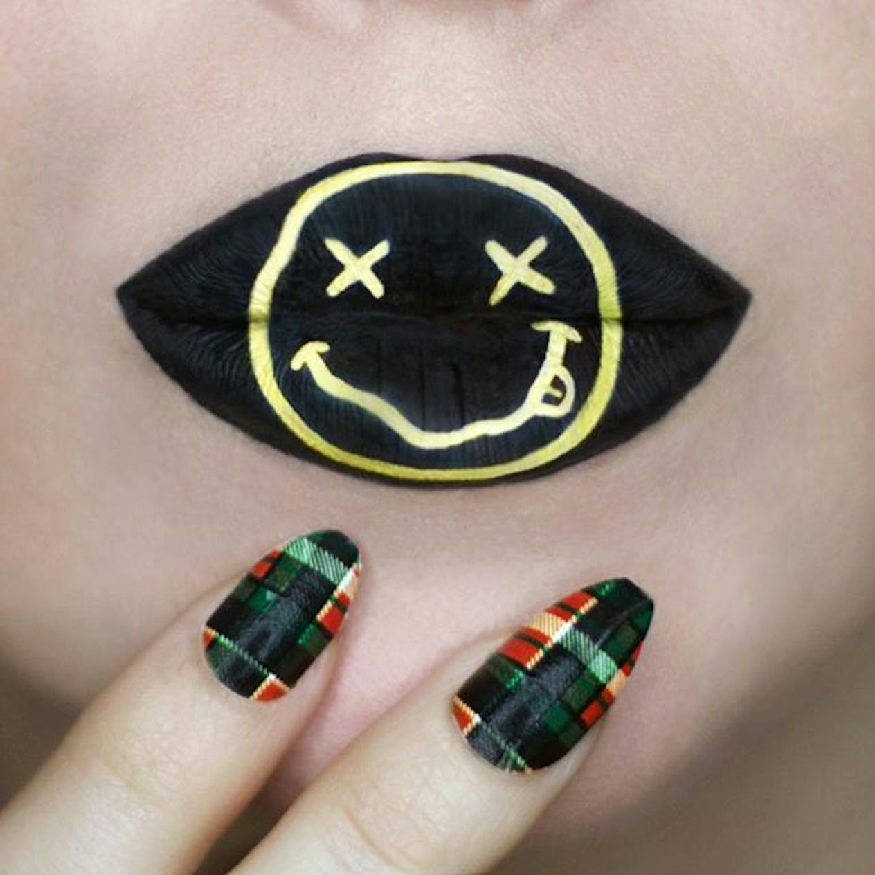 This Makeup Artist's Rock Album-Inspired Lip Art Will Make You So Nostalgic