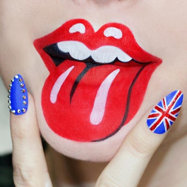 This Makeup Artist's Rock Album-Inspired Lip Art Will Make You So Nostalgic