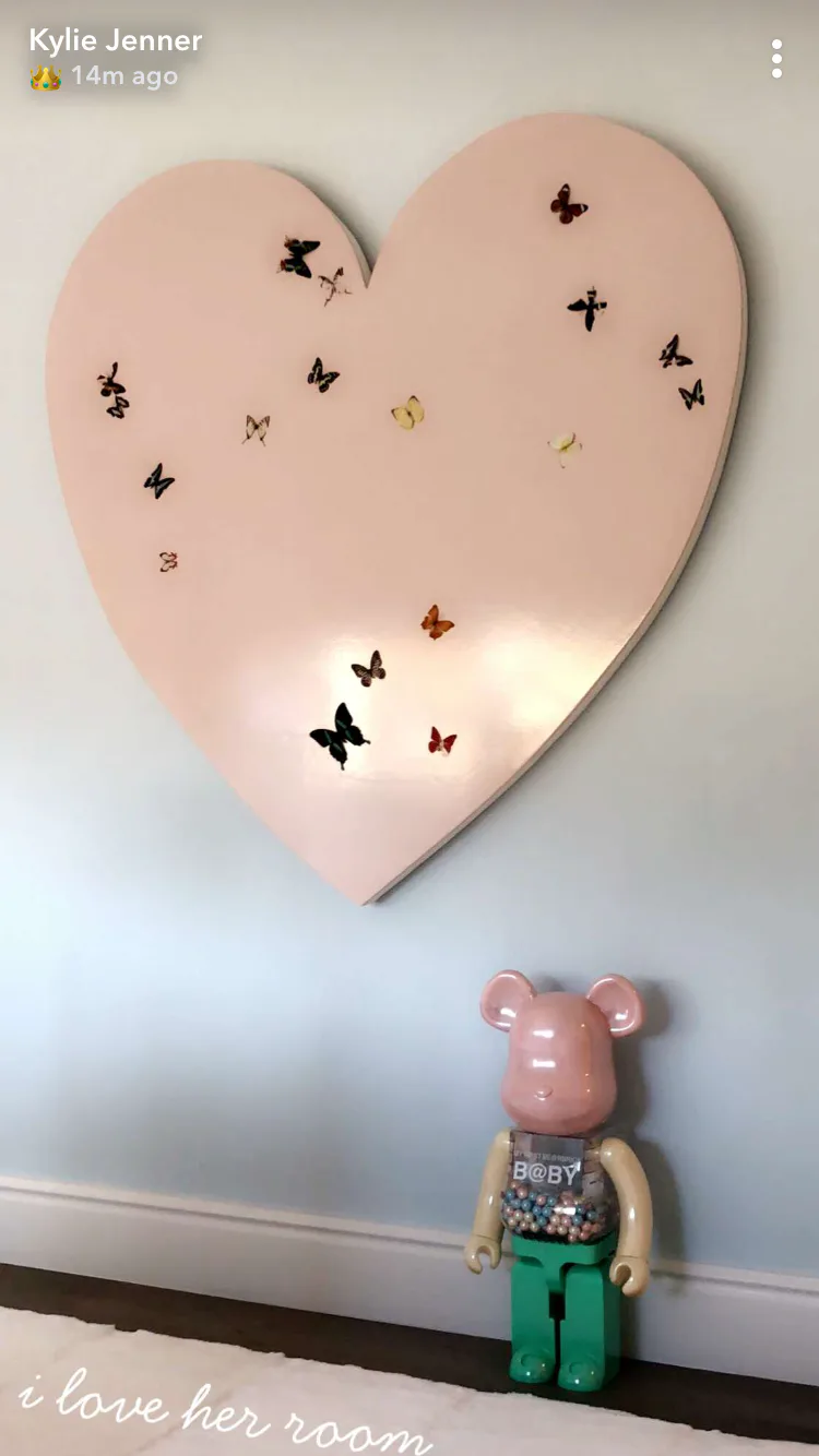 Kylie Jenner Shares The First Photo Of Stormi’s Room, & The Butterfly ...