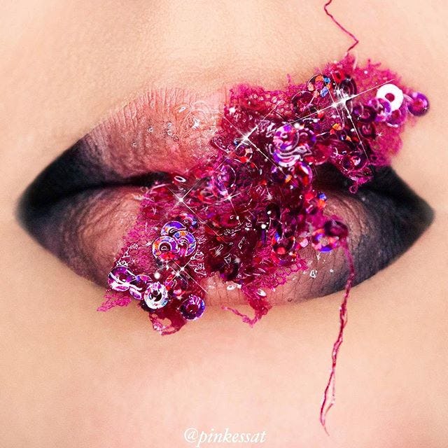 This Instagram Lip Art Puts Mini Paintings On Lips & The Masterpieces ...