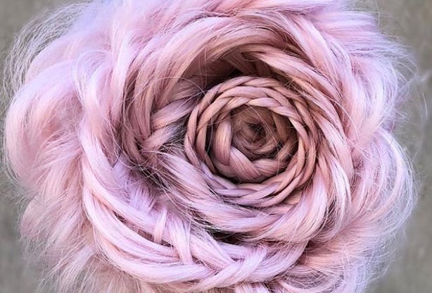 How Do You Make Braided Rose Hairstyles? It's The Spring 'Do Of The Century