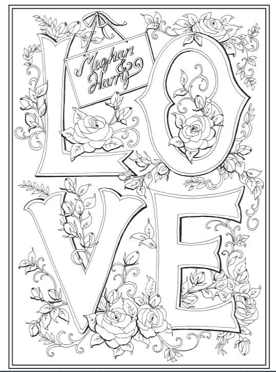 This Meghan Markle & Prince Harry Coloring Book Will Get You Pumped For ...