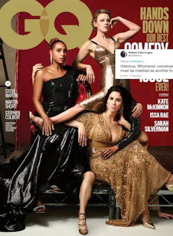 The 'GQ' Comedy Issue Cover Is Full Of Intentional Photoshop Fails ...