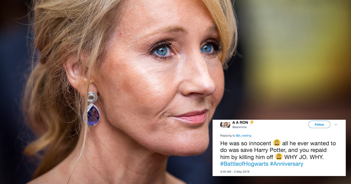 Jk Rowling Apologized For Killing Another Character And This One Is A