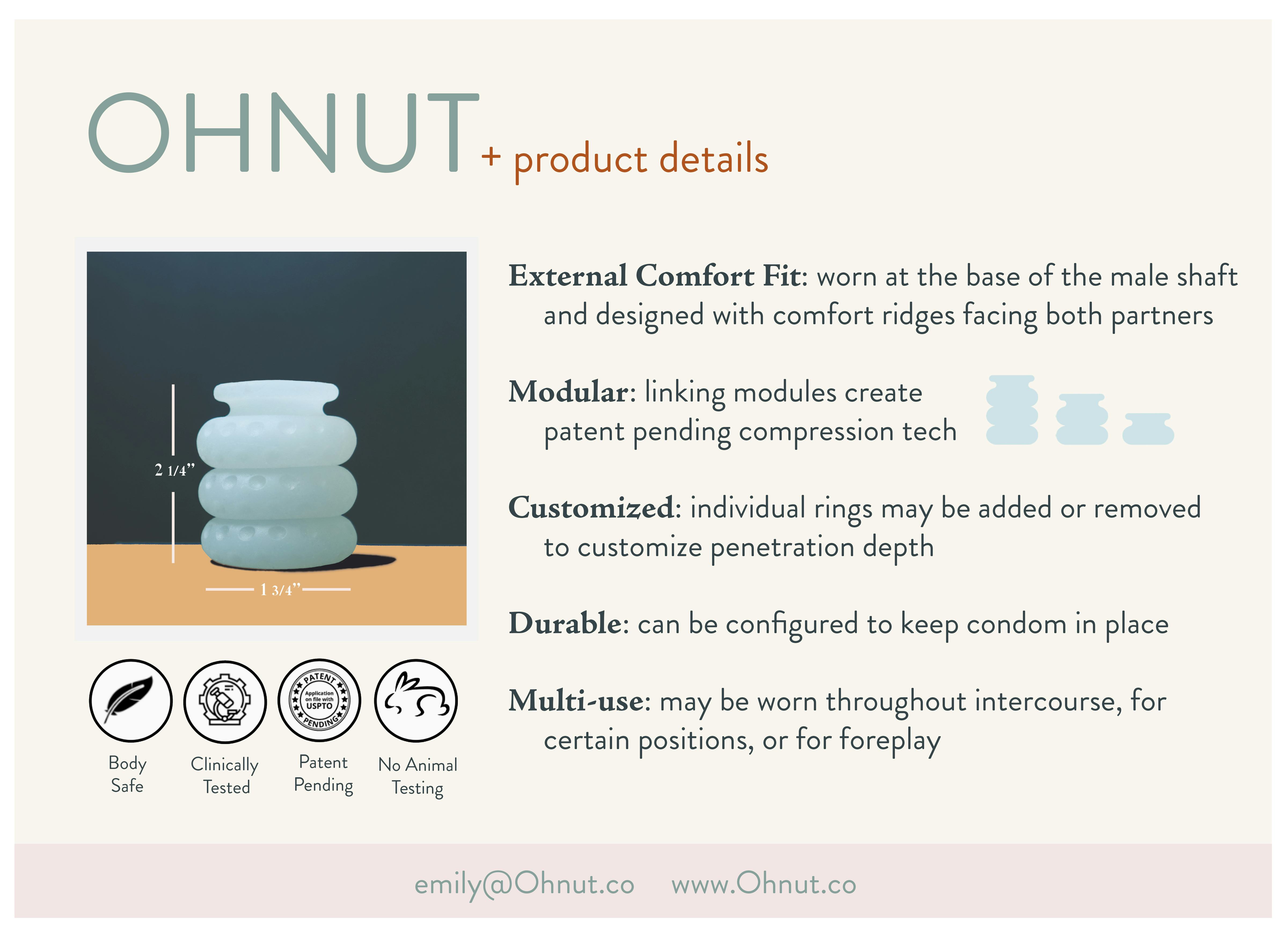 The Ohnut On Kickstarter Makes Sex Way Less Painful & It's A Genius Idea