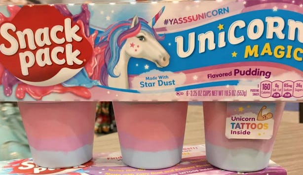 Unicorn Pudding From Snack Pack Debuted At The Sweets And Snacks Expo ...
