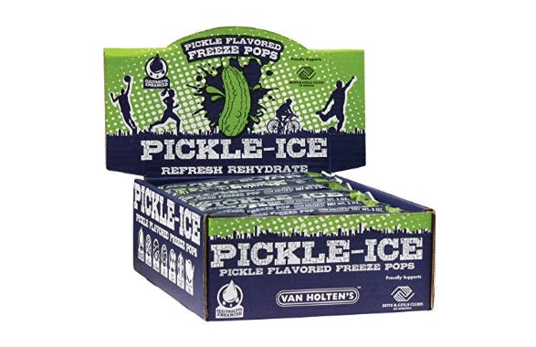 Pickle Freeze Pops Exist & You Can Buy Them In 48 Packs On Amazon