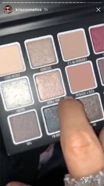 Swatches Of Kris & Kylie's Momanger Makeup Collection Prove It's Kylie ...