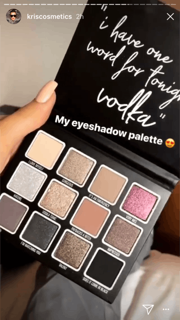 Swatches Of Kris & Kylie's Momanger Makeup Collection Prove It's Kylie ...