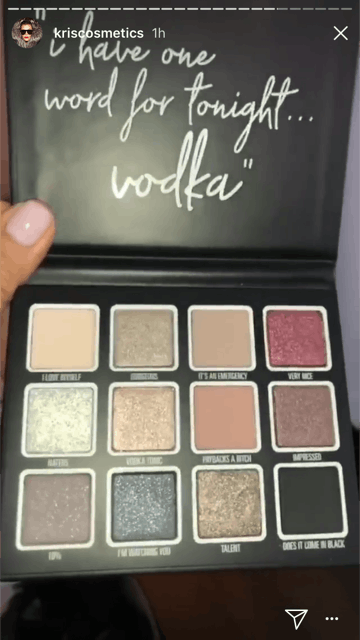 Swatches Of Kris & Kylie's Momanger Makeup Collection Prove It's Kylie ...