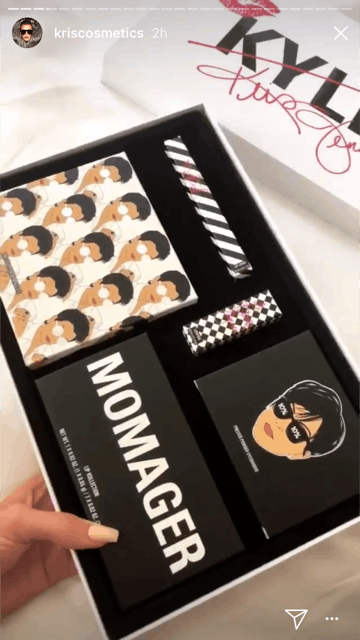 Swatches Of Kris & Kylie's Momanger Makeup Collection Prove It's Kylie ...