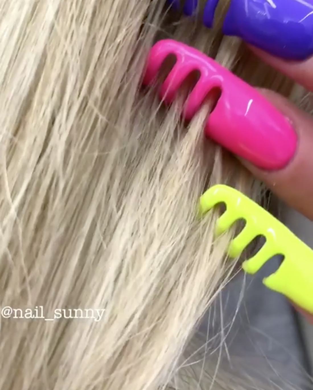 Hair Comb Manicures Are Now A Thing & Literally No One Asked For This