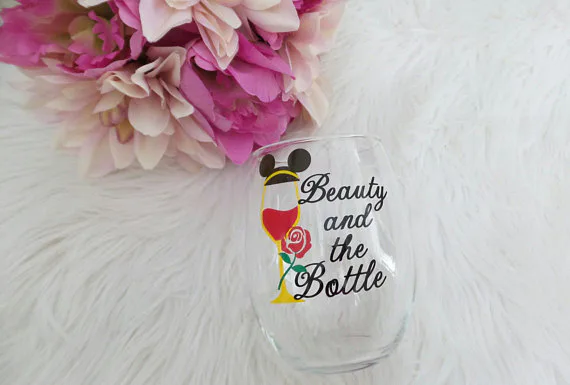These Disney Princess Wine Glasses For A Bachelorette Party Will ...