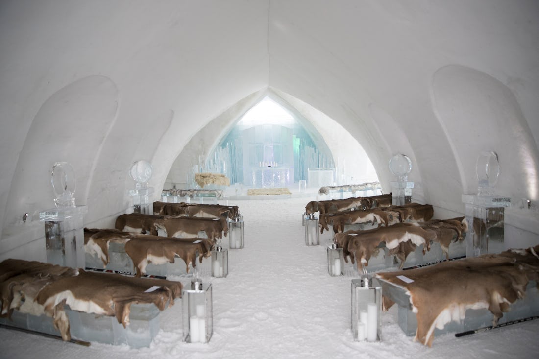 Karen & Sam Yurick Said They Wanted A Wedding In A Chapel Made Of Ice ...