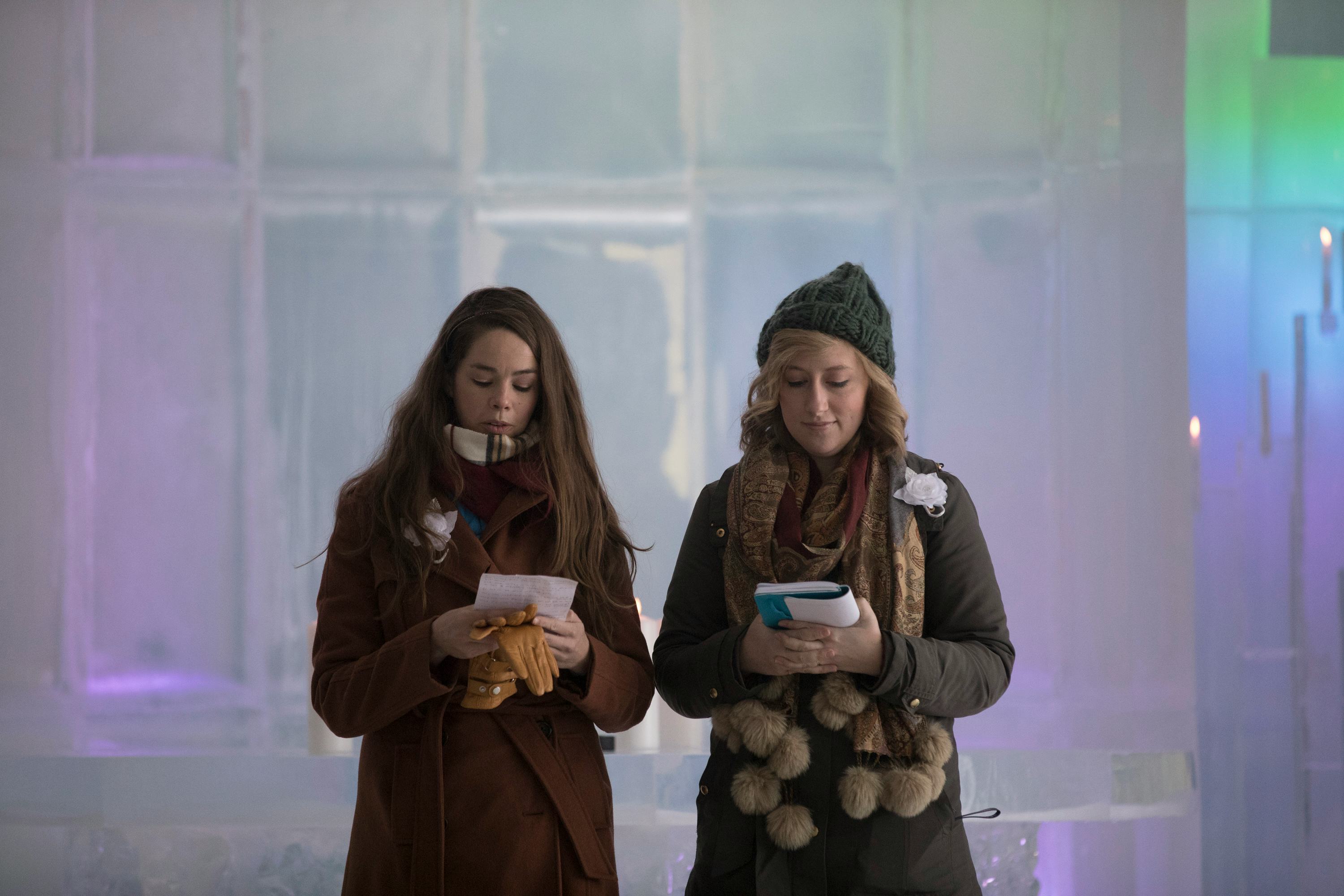 Karen & Sam Yurick Said They Wanted A Wedding In A Chapel Made Of Ice ...