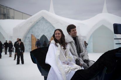 Karen & Sam Yurick Said They Wanted A Wedding In A Chapel Made Of Ice ...