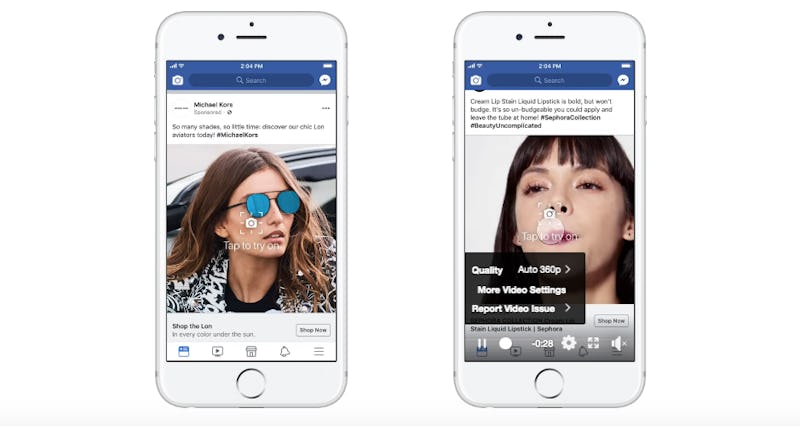 Facebook Will Soon Let You Virtually Try On Makeup In Ads Because The ...