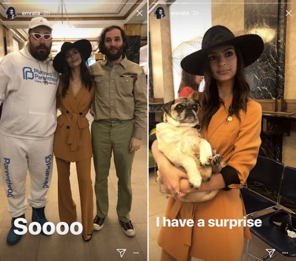 The Photos Of Emily Ratajkowski’s Engagement Ring Will Blow Your Mind ...