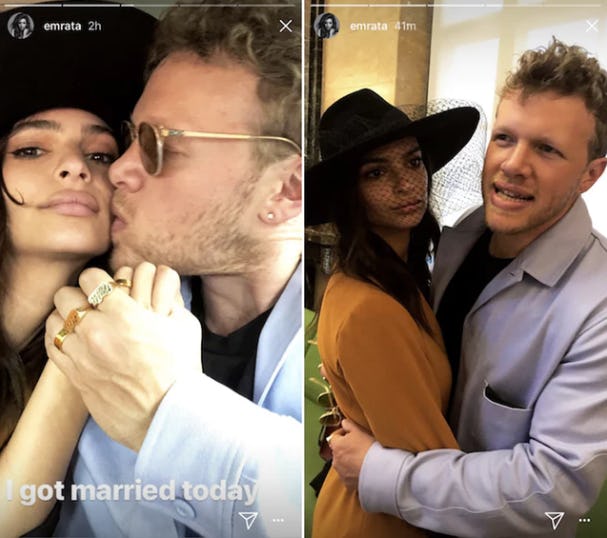 The Photos Of Emily Ratajkowski’s Engagement Ring Will Blow Your Mind ...