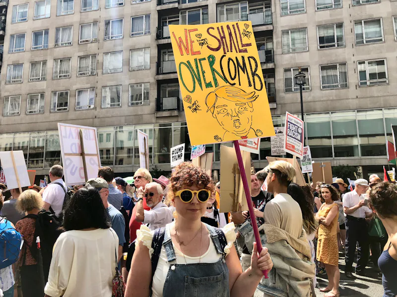 Inside The London Trump Protest, Where Women Brought The Noise For ...