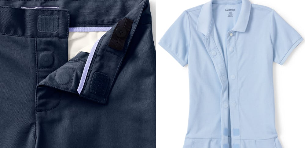Lands' End Adaptive School Uniforms For Kids With Disabilities Are A ...