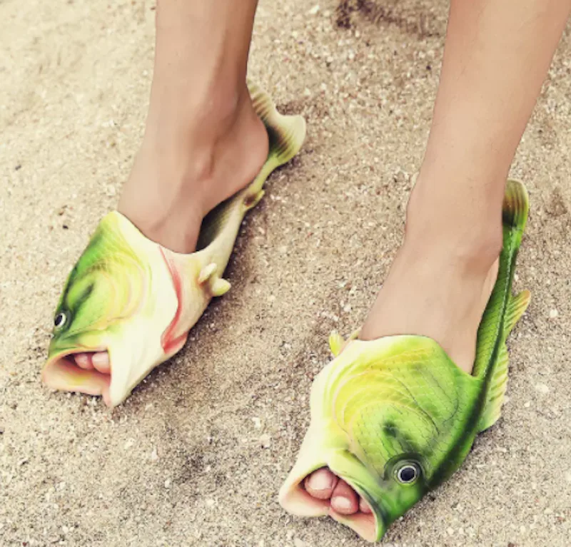 Where To Buy Plastic Fish Sandals Because They Do Exist