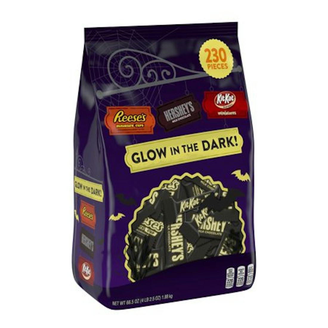 Halloween Reese’s, Kit-Kats, & Hershey’s Bars Feature Glow-In-The-Dark ...