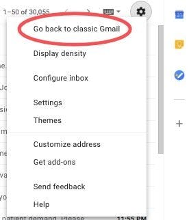 How To Switch Back To The Old Gmail If You're Not Digging The August ...