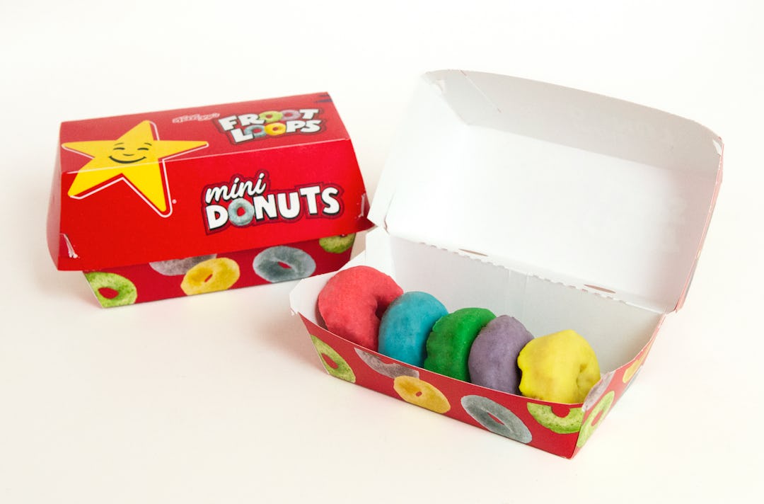 Mini Froot Loops Donuts Are Available At Carl's Jr. & Hardee’s, So It's ...