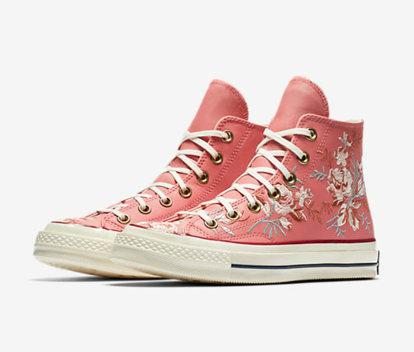 Converse's Floral Embroidered Sneakers Are Blooming With Retro Vibes