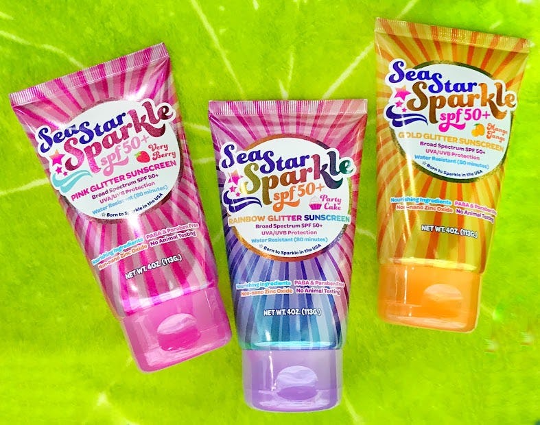 Where To Buy Sunshine & Glitter's Sparkly Sunscreen To Make The Summer ...