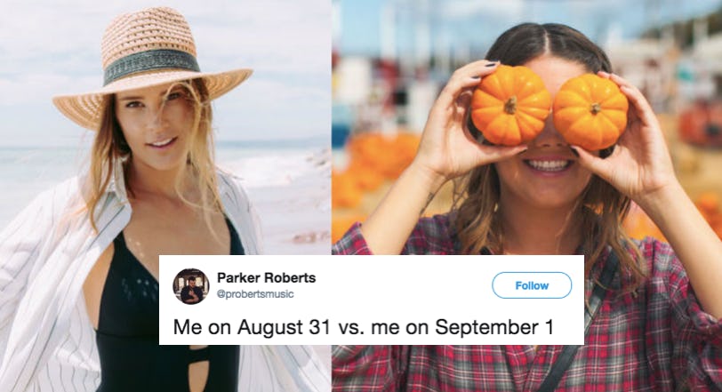 These "Me On August 31 Vs. September 1" Memes Are So Relatable If Fall ...