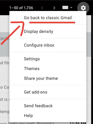 Here's How To Go Back To The Old Gmail Format If You Don't Like The New ...