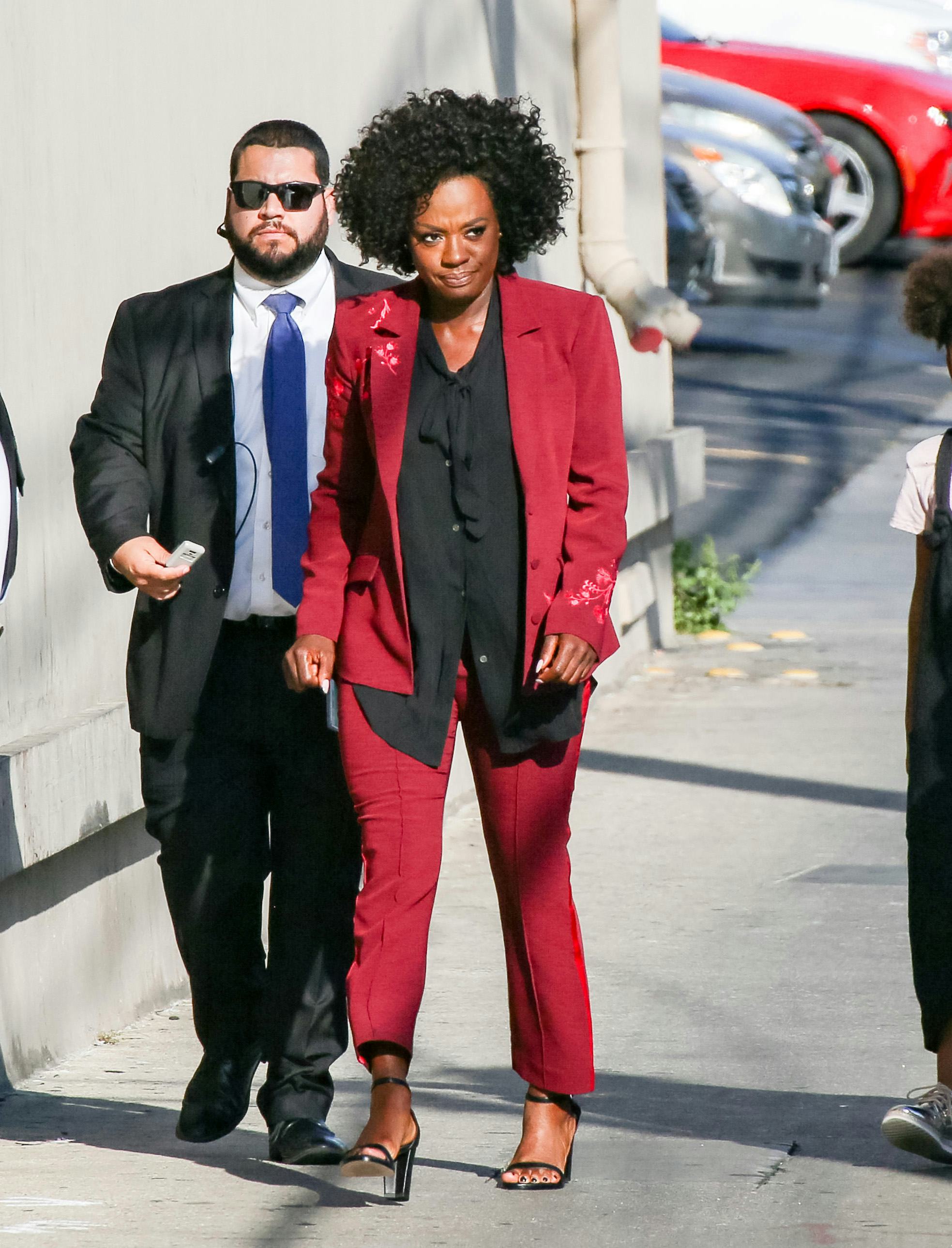 Viola Davis’ Red Suit Is The Fall Set You’ve Been Waiting For