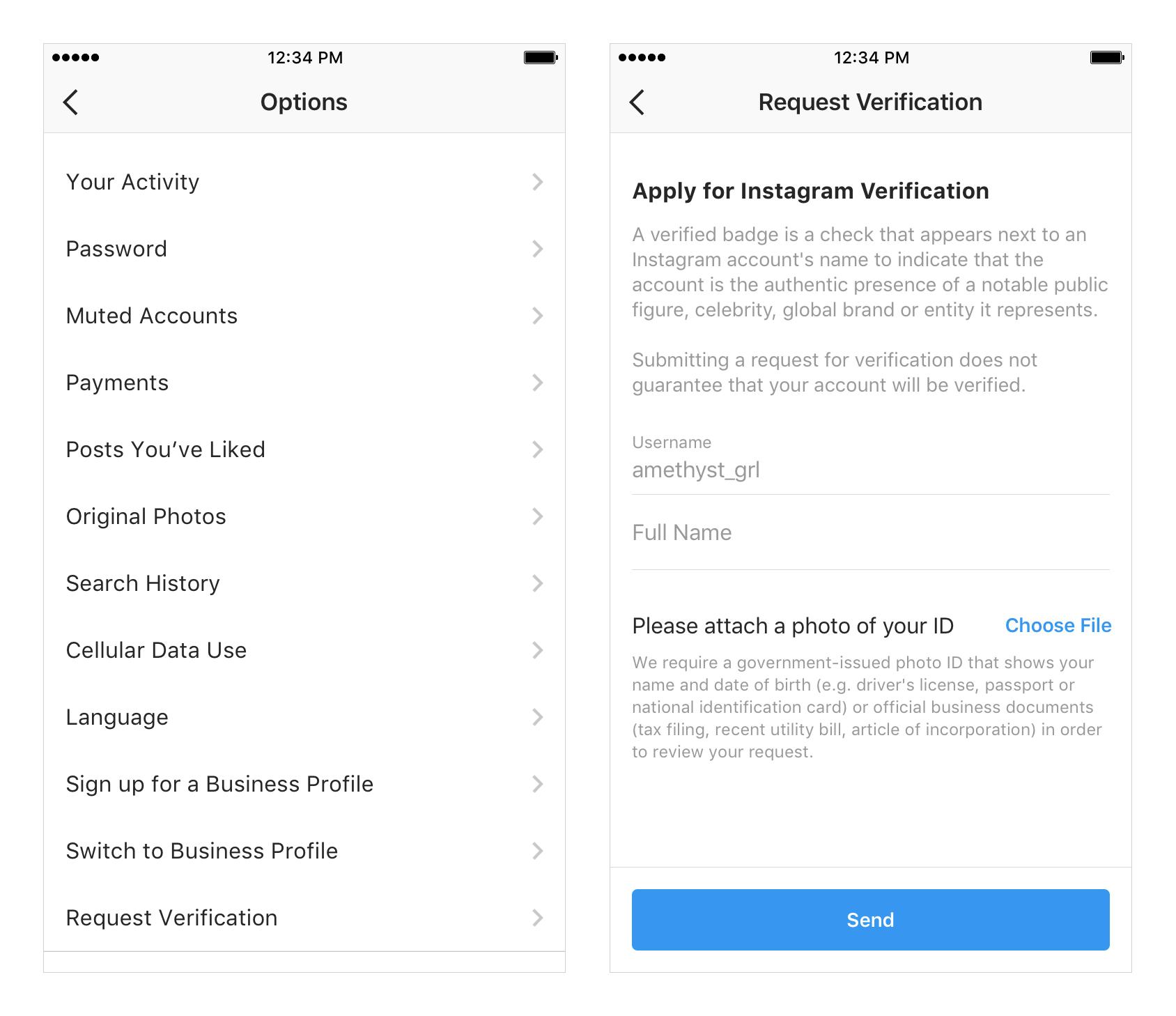 Here's How To Verify Your Instagram Account With The App's Latest ...