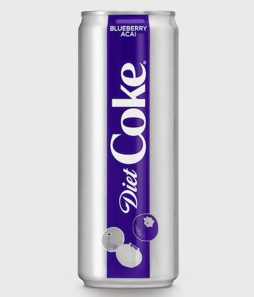 Diet Coke's New Strawberry Guava & Blueberry Acai Flavors Sound So ...