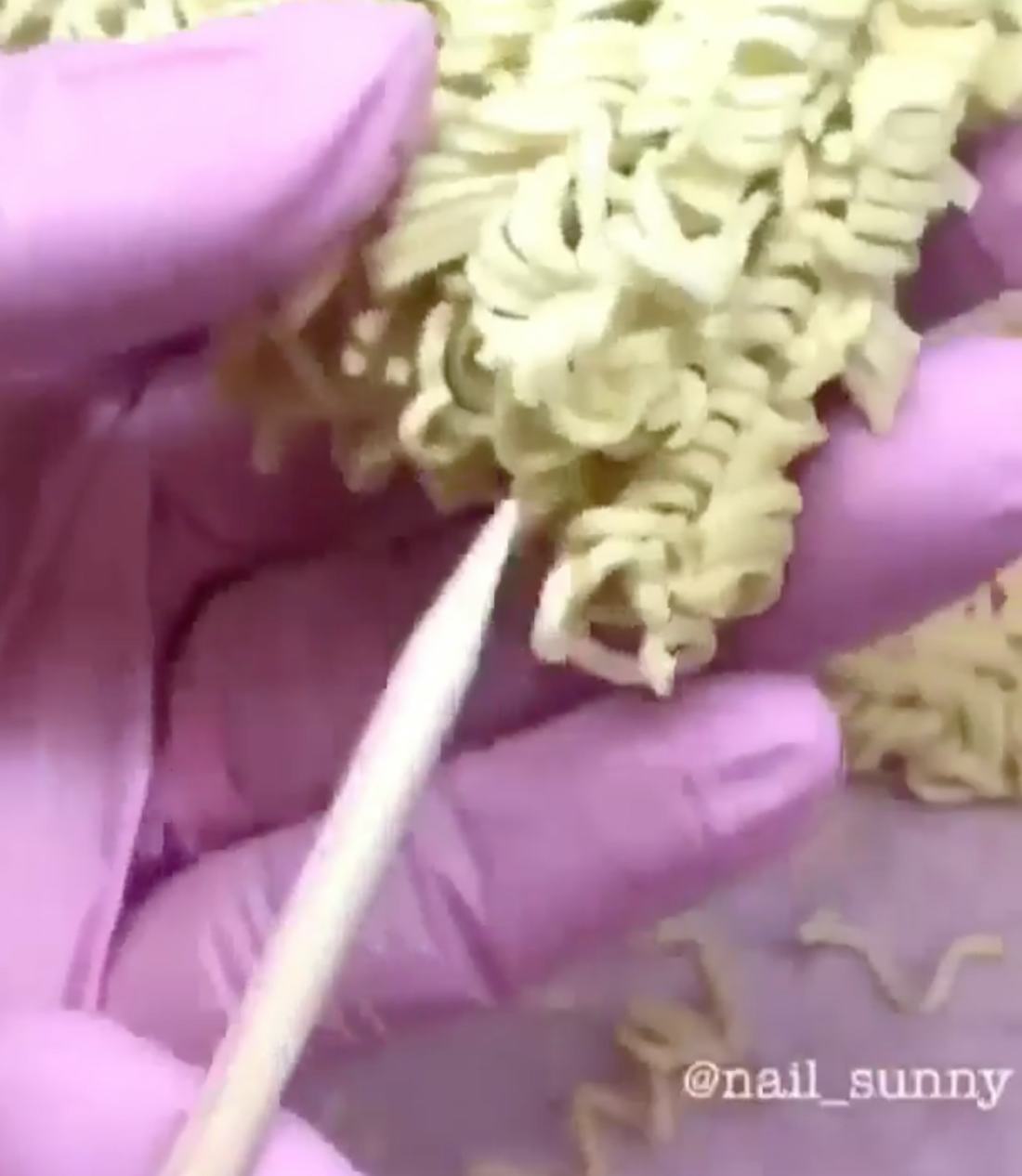 Ramen Noodle Nail Art Is A Thing & The Internet Has So Many Questions