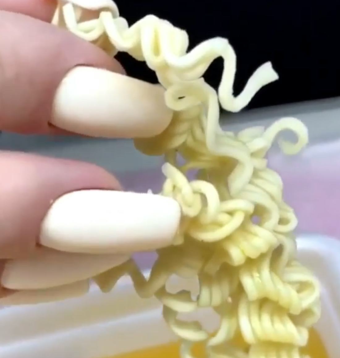 Ramen Noodle Nail Art Is A Thing & The Internet Has So Many Questions