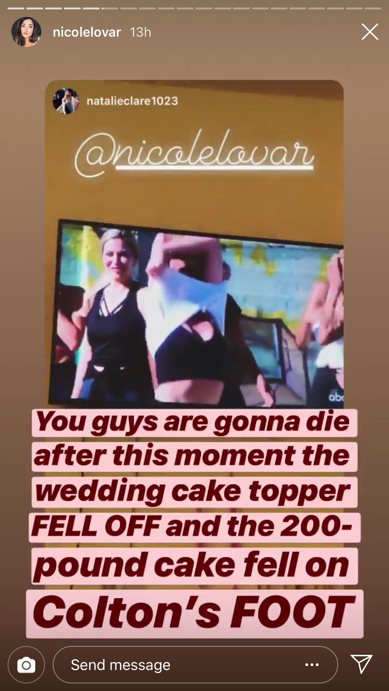 Nicole From 'The Bachelor' Took Home That Wedding Cake Topper, So ...