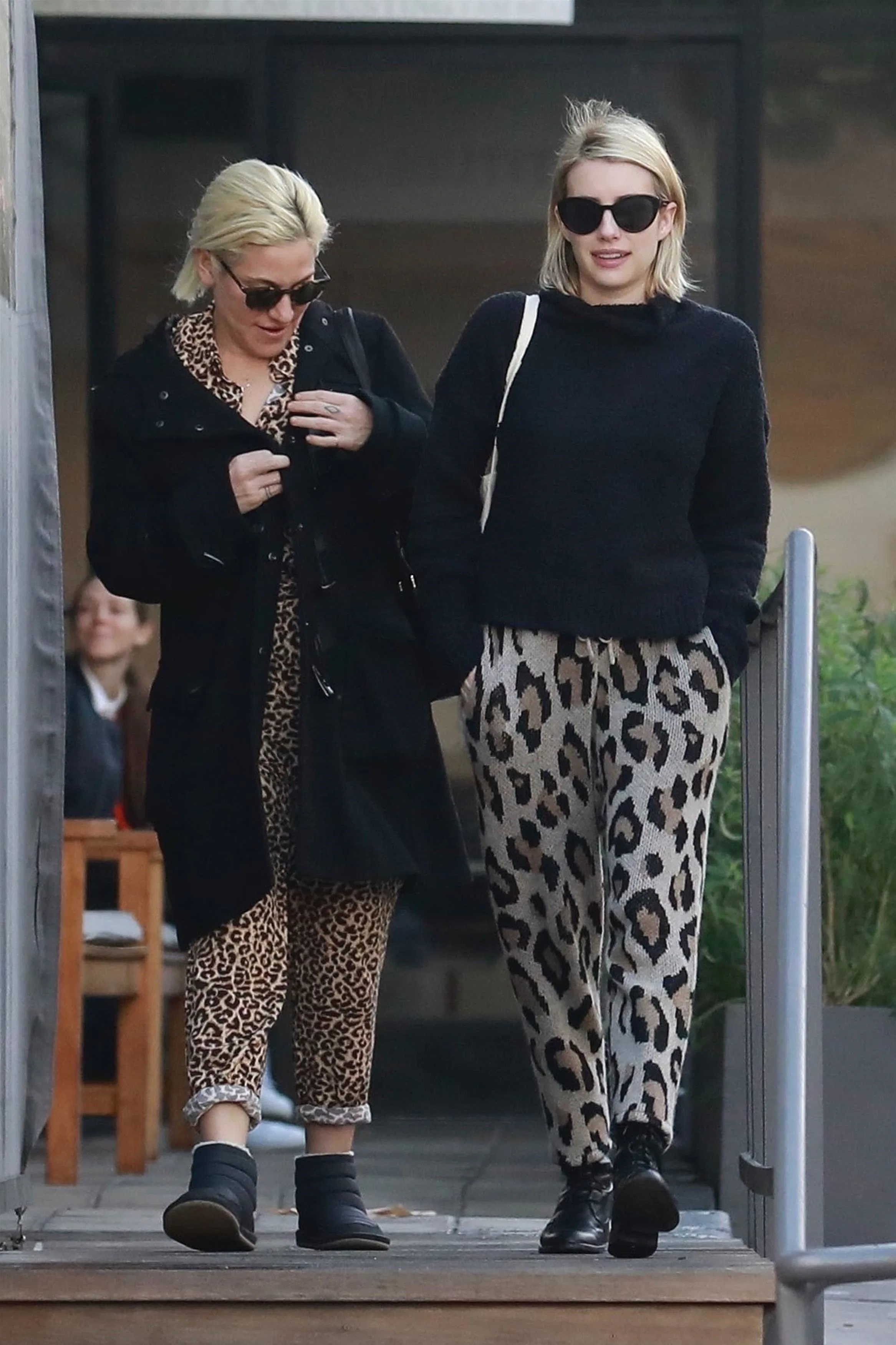 Emma Roberts’ Leopard Sweatpants Are A Cozy Take On Animal Print