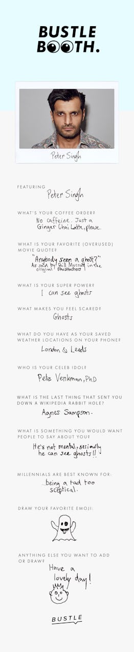 'The Capture' Star Peter Singh Takes On The Bustle Booth