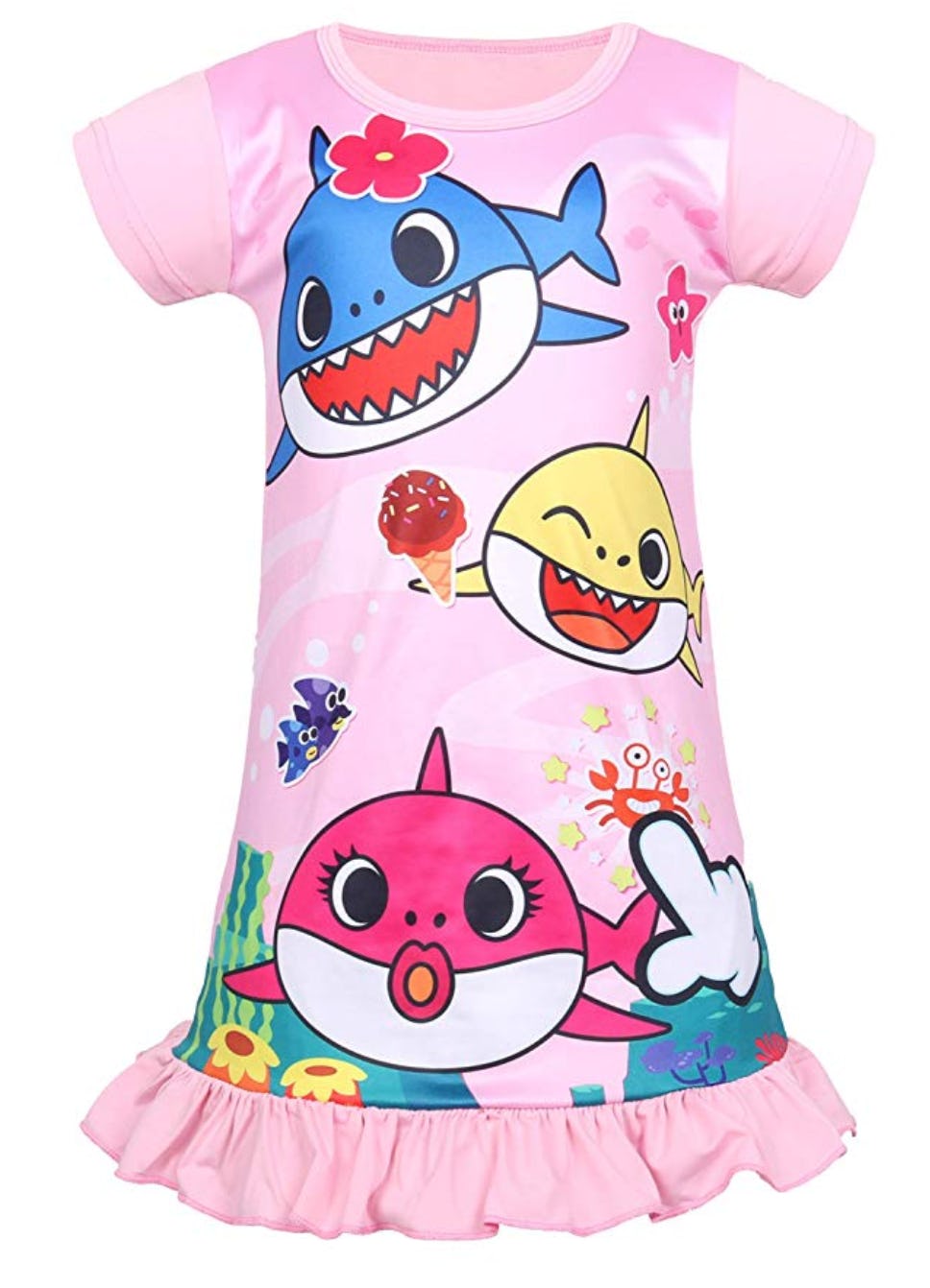 Baby Shark Pajamas Can Be Worn By The Whole Swimming Fam