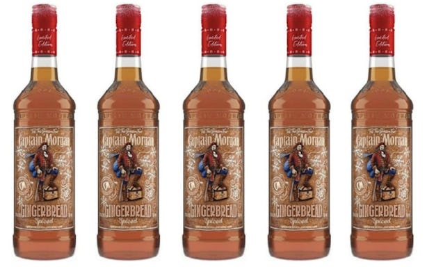 Captain Morgan's Gingerbread Spiced Rum Has Hit Shelves